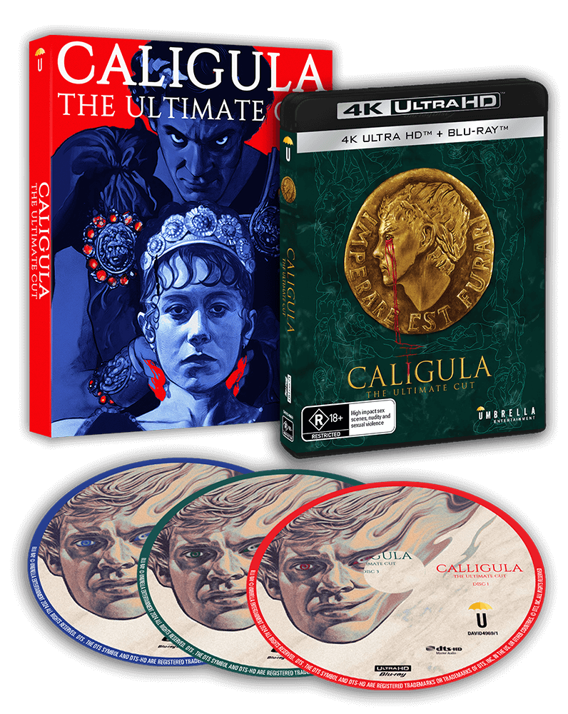 Caligula: The Ultimate Cut (2023) 4K & 2 Blu-rays