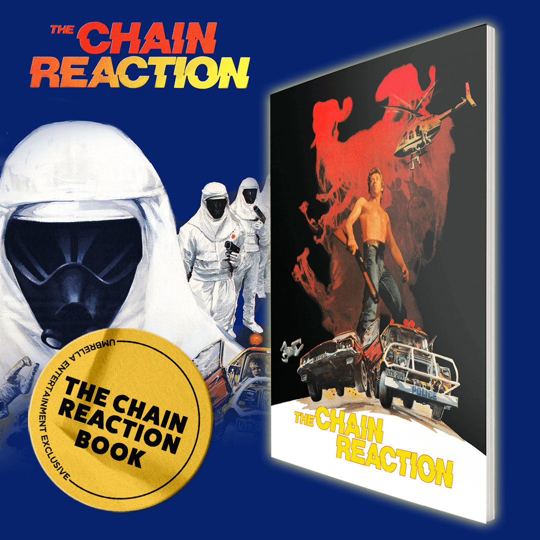 The Chain Reaction (1980) Collector's Edition (Blu-Ray +CD +Book +Rigi