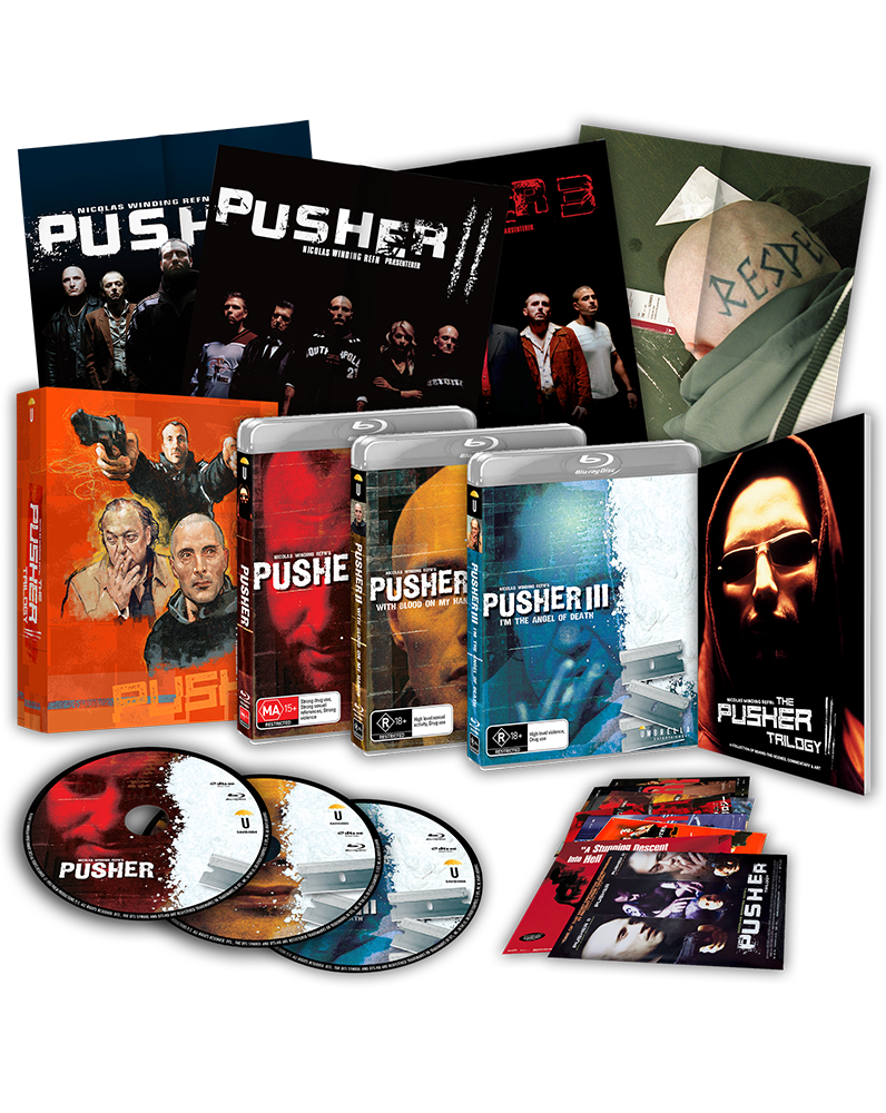 Pusher Trilogy Collector's Edition (Blu-Ray +Book +Rigid case +Slipcas