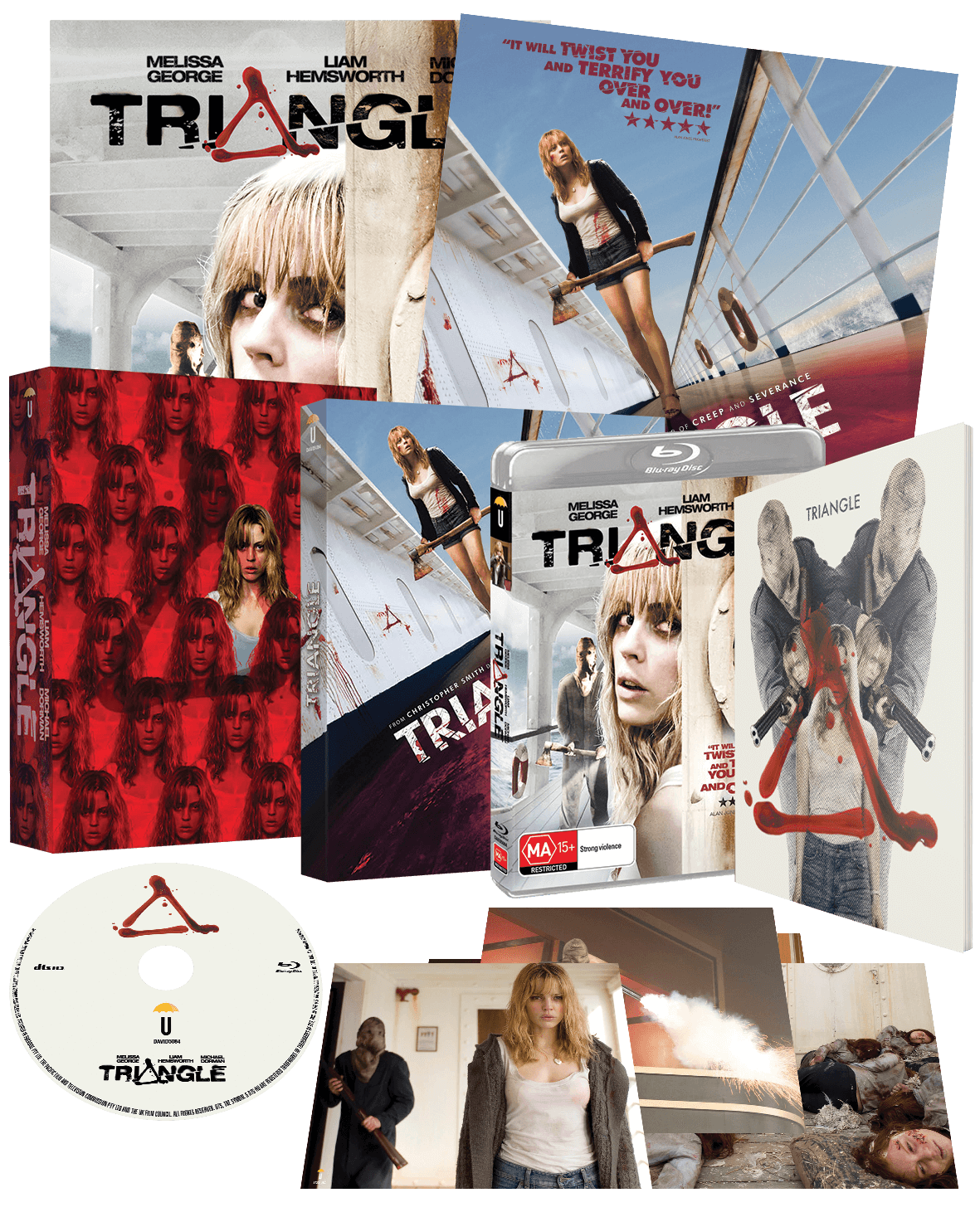 Triangle (2009) Collector's Edition (Blu-Ray +Book +Rigid case +Slipca