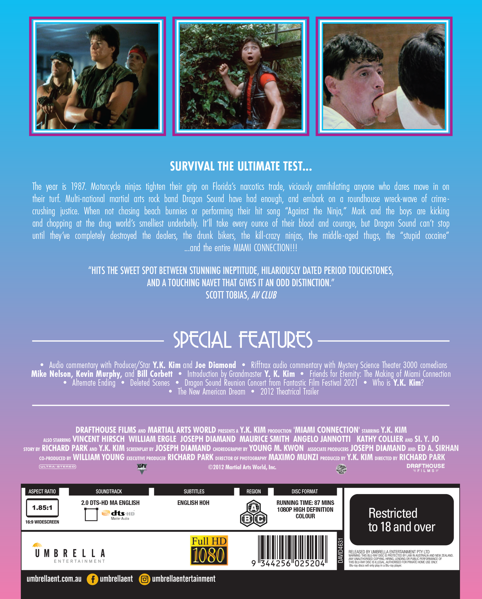 Miami Connection - Collector's Edition (CD Soundtrack + A3 Poster + T-